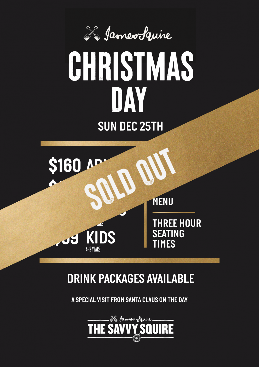 Christmas Day - SOLD OUT - The Savvy Squire